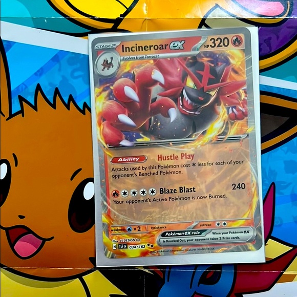 Pokemon | Toys | Incineroar Ex Temporal Forces Pokmon Card | Poshmark